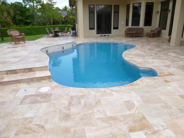 Travertine Pool & Patio Pavers Gallery