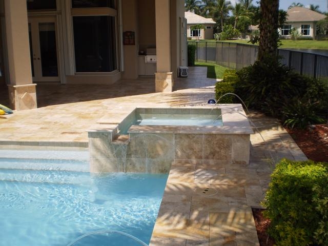 Travertine Pool & Patio Pavers Gallery