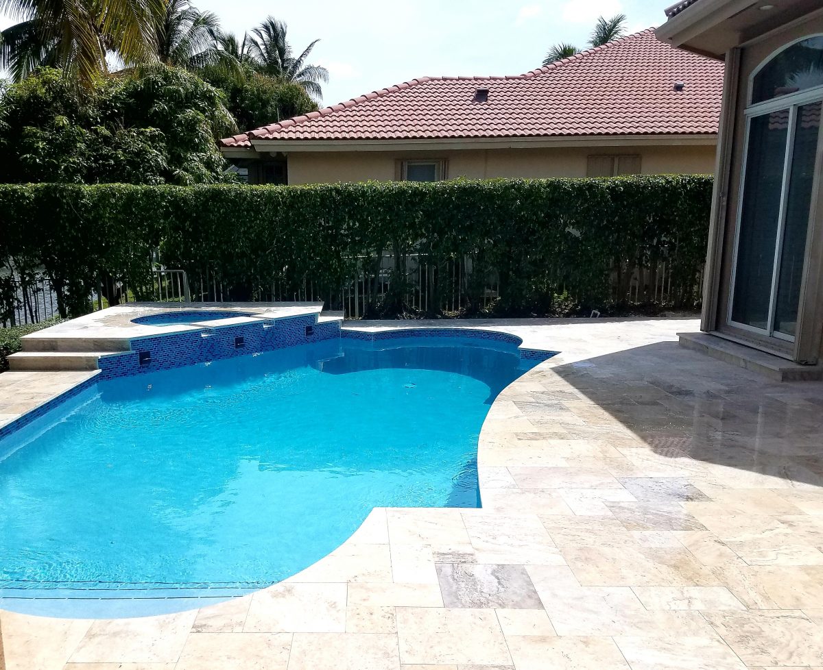 Travertine Pool & Patio Pavers Gallery | Cliffs Pools