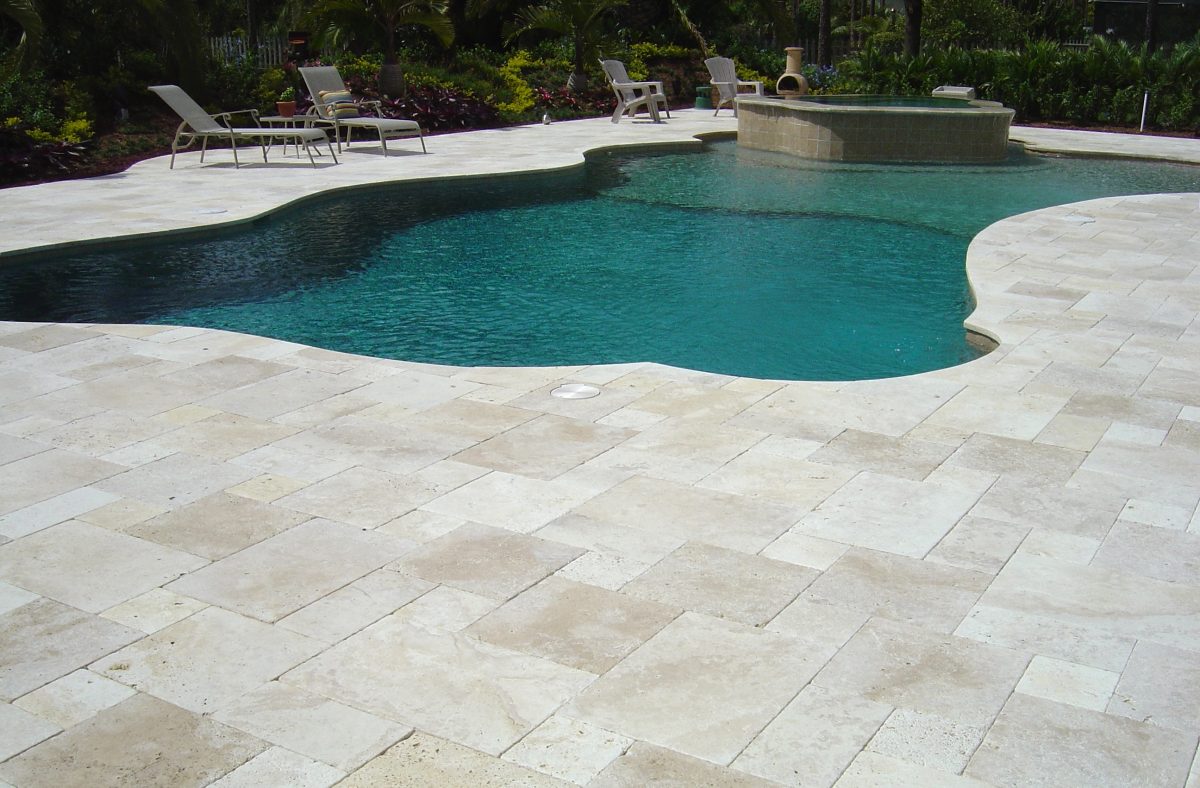 Travertine Pool & Patio Pavers Gallery | Cliffs Pools