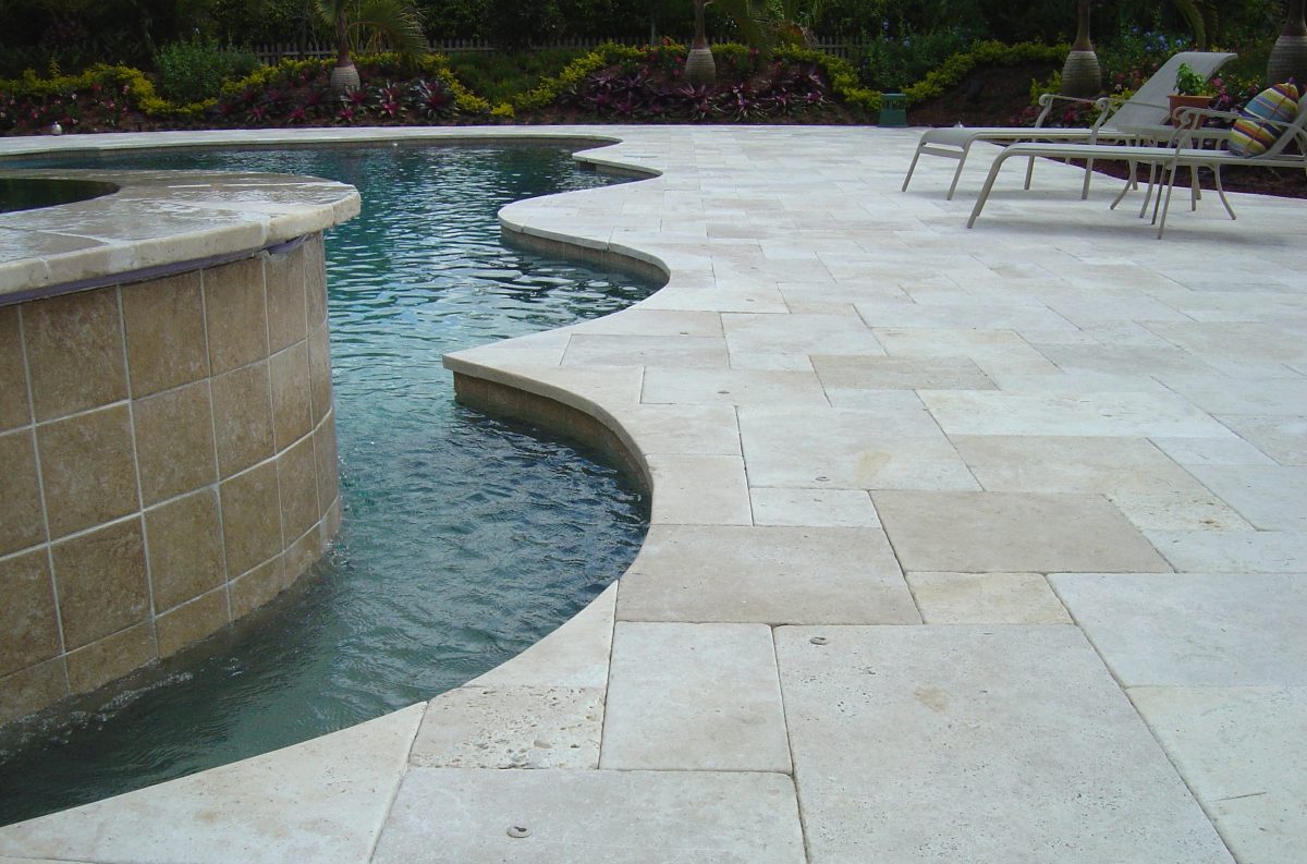 Travertine Pool & Patio Pavers Gallery | Cliffs Pools